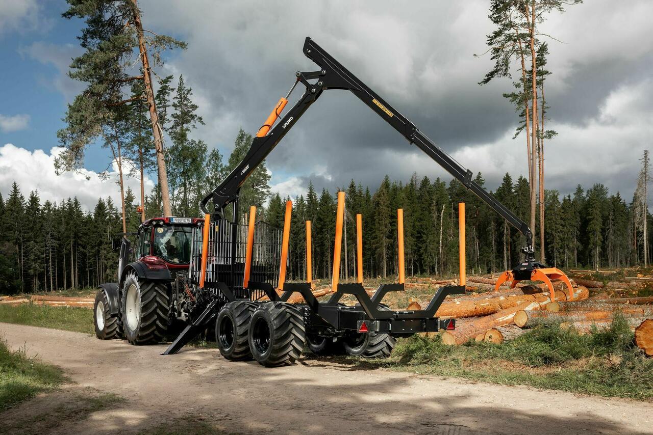 Stort utbud av tillbehör — BMF skogskranar och skogsvagnar